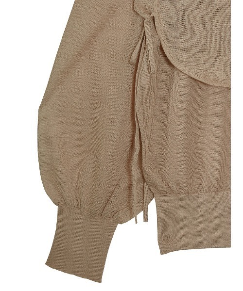 AMERI（アメリ）の「APRON LAYERED SHEER KNIT（その他トップス）」 - WEAR