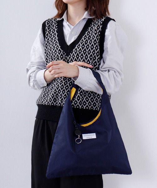 Ree&Mee（リーアンドミー）の「Ree&Mee ワイヤーリールキーリング付き アーバン マルシェ トートバッグ（トートバッグ）」 - WEAR