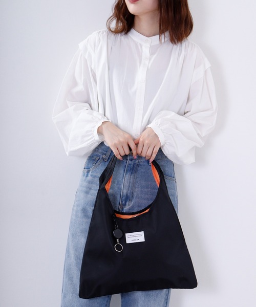 Ree&Mee（リーアンドミー）の「Ree&Mee ワイヤーリールキーリング付き アーバン マルシェ トートバッグ（トートバッグ）」 - WEAR