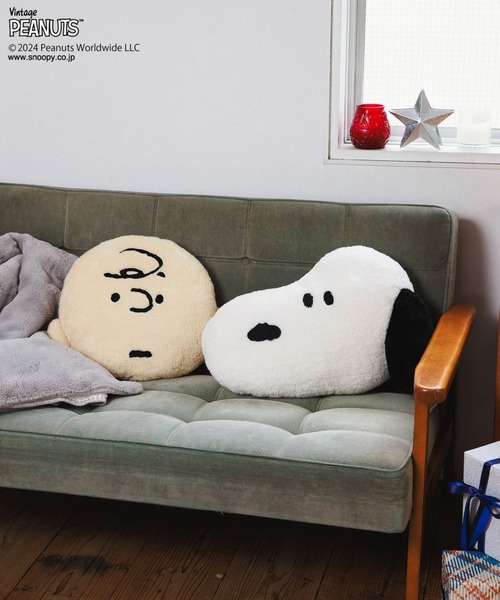 【PEANUTS×BAYFLOW】FACEクッション★2024X'mas★（クッション/クッションカバー）｜PEANUTS（ピーナッツ）のファッション通販 - ZOZOTOWN
