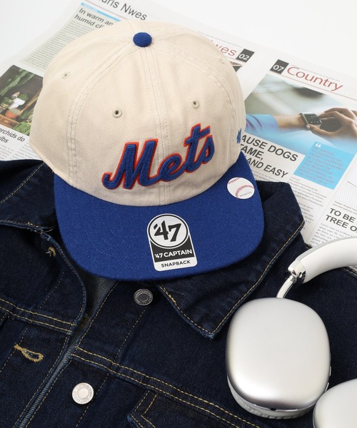 '47（フォーティーセブン）の「MLB公認 ’47BRAND CAPTAIN キャプテン ベースボールキャップ（キャップ）」 - WEAR