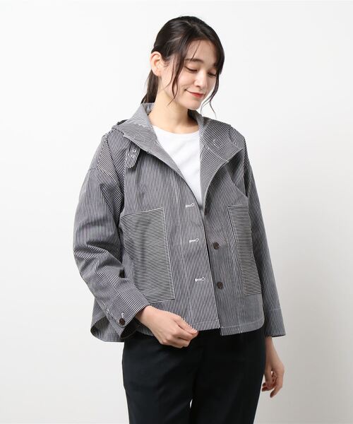 Rewde（ルゥデ）の「コットンツイルストライプジャケット（1S16-2145）（その他アウター）」 - WEAR