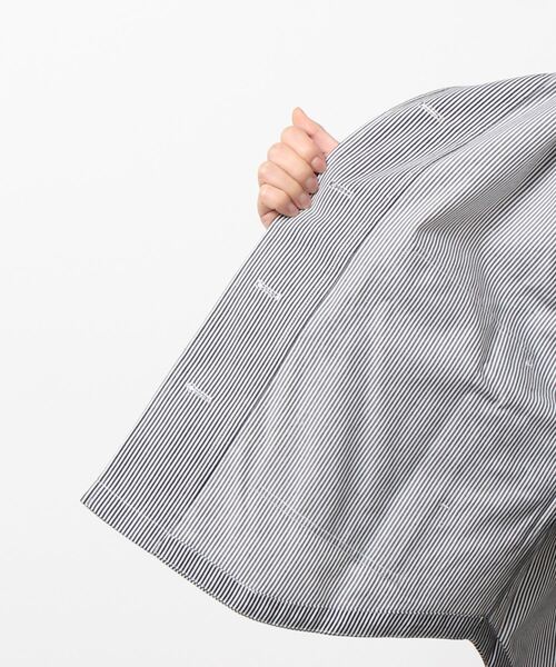 Rewde（ルゥデ）の「コットンツイルストライプジャケット（1S16-2145）（その他アウター）」 - WEAR