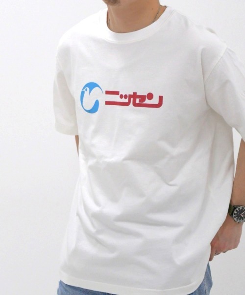nissen（ニッセン）の「綿100％ニッセンロゴTシャツ（Tシャツ/カットソー）」 - WEAR