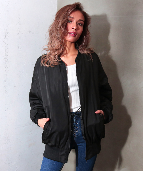 ANAP（アナップ）の「オーバーサイズMA1ジャケット（MA-1）」 - WEAR