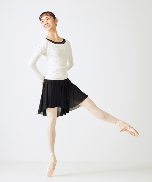 Chacott（チャコット）の「トゥシューズ柄ニットトップ（ニット/セーター）」 - WEAR