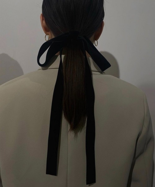 AMERI（アメリ）の「VELVET RIBBON HAIR HOOK（その他ヘアアクセサリー）」 - WEAR