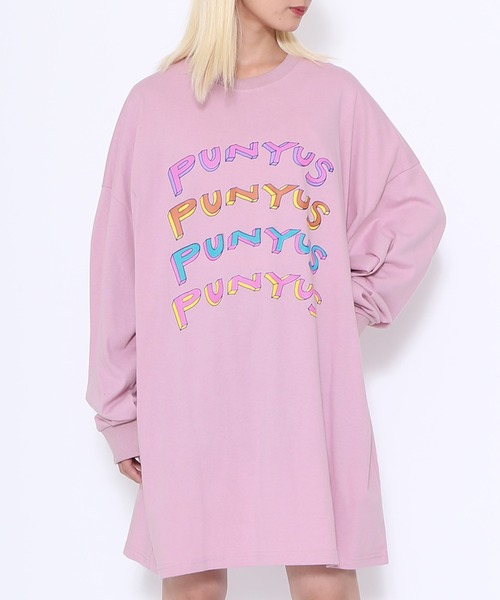 4連ロゴスーパービッグロンT（Tシャツ/カットソー）｜PUNYUS（プニュズ）のファッション通販 - ZOZOTOWN