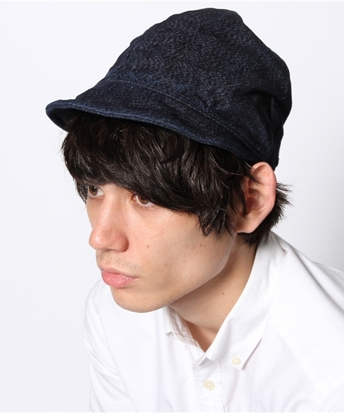 hobo（ホーボー）の「hobo - Indigo Dyed Canvas #10 Bias Cap（キャップ）」 - WEAR