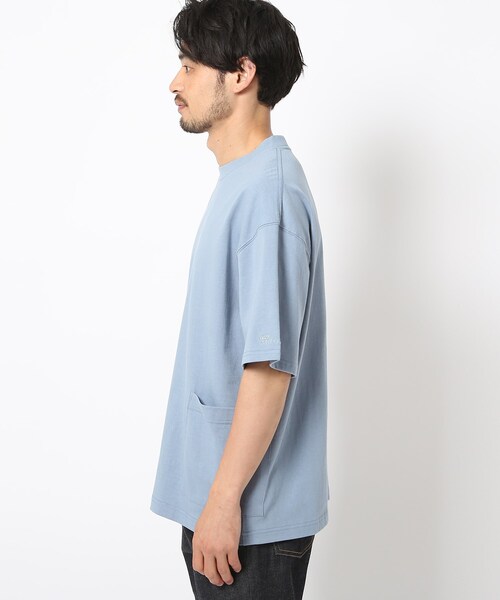 BASECONTROL（ベースコントロール）の「 サイドポケットデザイン コットンワイドシルエットTシャツ（Tシャツ/カットソー）」 - WEAR