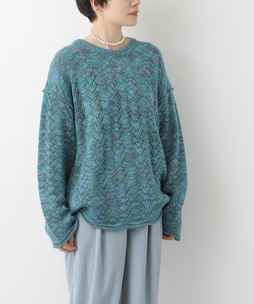 LEPSIM（レプシィム）の「【FOR I SERIES/WEB限定】5ゲージ透かしミックス柄プルオーバー 177950（ニット/セーター）」 - WEAR