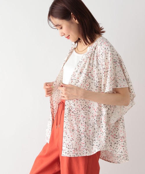 GLOBAL WORK（グローバルワーク）の「さらさらリラックスプリントブラウス半袖/163461（シャツ/ブラウス）」 - WEAR