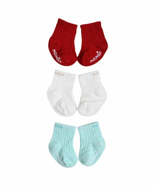 moimoln（モイモルン）の「【3点セット】ミドリ新生児ソックス（ベビーシューズ/ベビーソックス）」 - WEAR