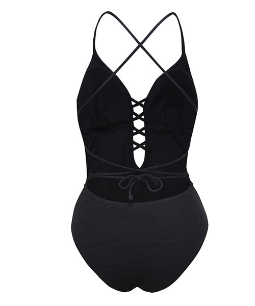 BALIBIKI（バリビキ）の「レースアップオールインワンスイムウェア（水着）」 - WEAR