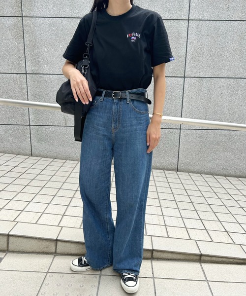 Niell（ニール）の「【H by FIGER/エイチ バイ フィガー】刺繍ロゴ 半袖 Tシャツ（Tシャツ/カットソー）」 - WEAR