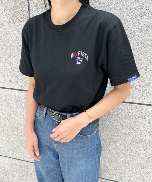 Niell（ニール）の「【H by FIGER/エイチ バイ フィガー】刺繍ロゴ 半袖 Tシャツ（Tシャツ/カットソー）」 - WEAR