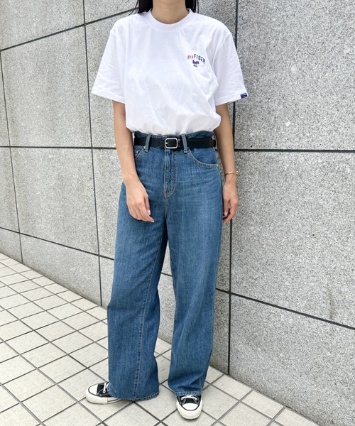 Niell（ニール）の「【H by FIGER/エイチ バイ フィガー】刺繍ロゴ 半袖 Tシャツ（Tシャツ/カットソー）」 - WEAR