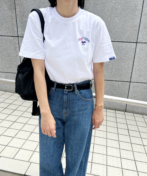 Niell（ニール）の「【H by FIGER/エイチ バイ フィガー】刺繍ロゴ 半袖 Tシャツ（Tシャツ/カットソー）」 - WEAR