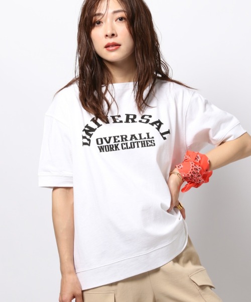 UNIVERSAL OVERALL（ユニバーサルオーバーオール）の「BARNYARDSTORM / UNIVERSAL OVERALLコラボ/クローゼットプリントT（Tシャツ/カットソー ...