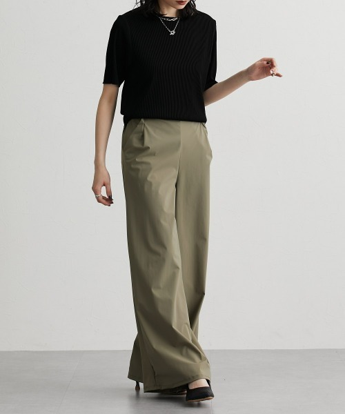 Soiunique（スワユニーク）の「【ラッシュガード】UVカット付ラッシュワイドパンツ[Soiunique]（ラッシュガード）」 - WEAR