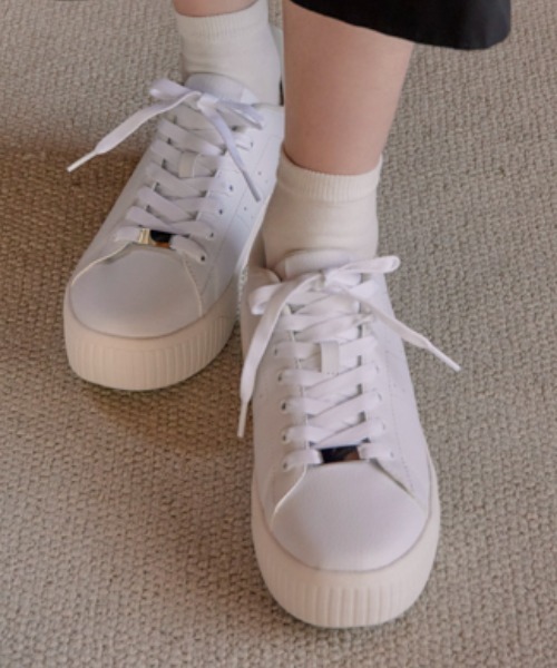 Rachic./ﾗｼｯｸ ボリュームソール ホワイトスニーカー（スニーカー）｜Piedi Nudi（ピエディヌーディ）のファッション通販 ...