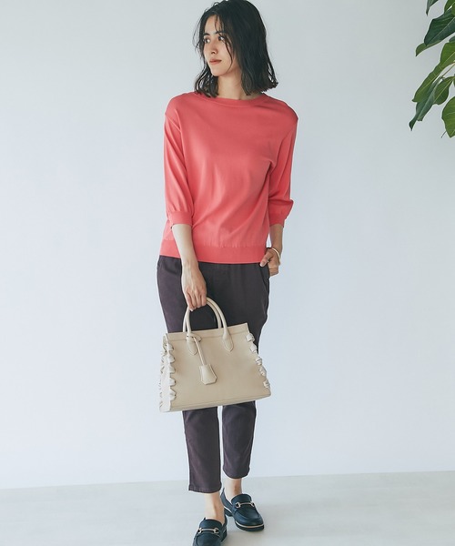 cache cache（カシュ カシュ）の「cache cache(カシュカシュ) リボンかがり2WAYバッグ（ショルダーバッグ）」 - WEAR