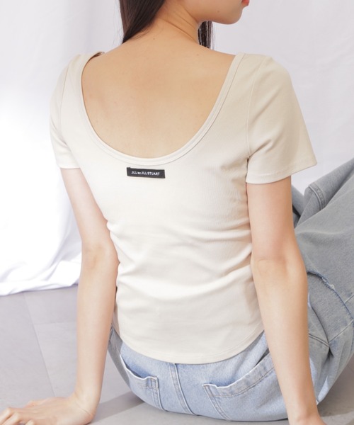 JILL by JILL STUART（ジルバイジルスチュアート）の「 《JILL by BASIC》カップ付きTシャツ（Tシャツ/カットソー）」 - WEAR