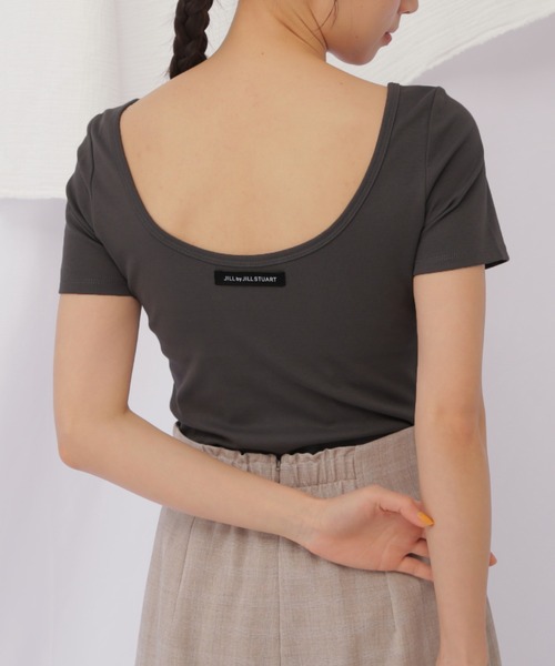 JILL by JILL STUART（ジルバイジルスチュアート）の「 《JILL by BASIC》カップ付きTシャツ（Tシャツ/カットソー）」 - WEAR