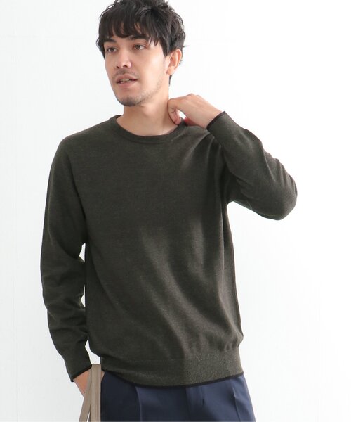 【セール】【洗濯機で洗える】ハイゲージクルーネックセーター（ニット/セーター）｜IKKA LOUNGE（イッカラウンジ）のファッション通販 - ZOZOTOWN