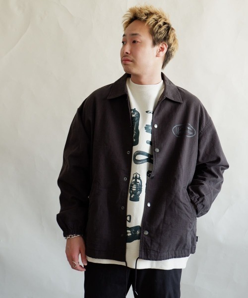MANASTASH（マナスタッシュ）の「MANASTASH/マナスタッシュ HEMP RIP COACH JACKET ヘンプリップコーチ ...