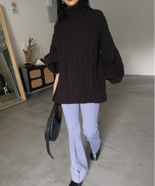 Ameri（アメリ）の「FLUFFY LOOSE KNIT TOP（ニット/セーター）」 - WEAR