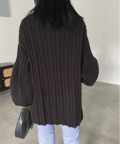 Ameri（アメリ）の「FLUFFY LOOSE KNIT TOP（ニット/セーター）」 - WEAR