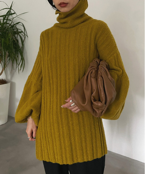 AMERI（アメリ）の「FLUFFY LOOSE KNIT TOP（ニット/セーター）」 - WEAR