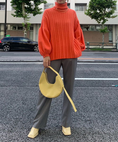Ameri（アメリ）の「FLUFFY LOOSE KNIT TOP（ニット/セーター）」 - WEAR