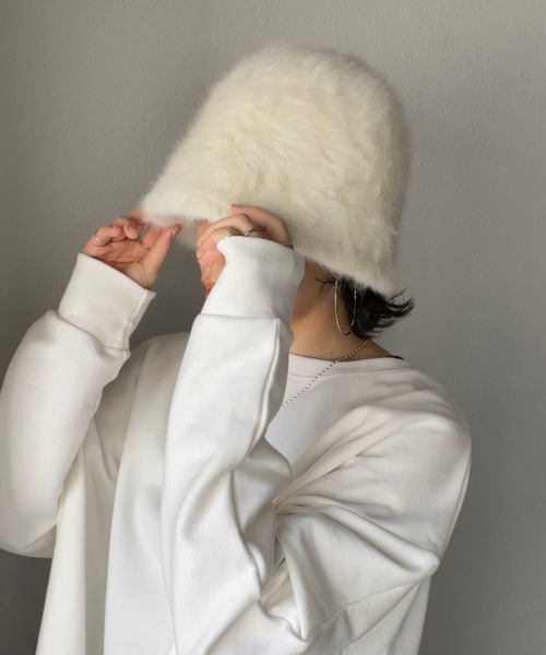 wee9s（ウィークス）の「shaggy far bucket hat / シャギーファーバケットハット（ハット）」 - WEAR