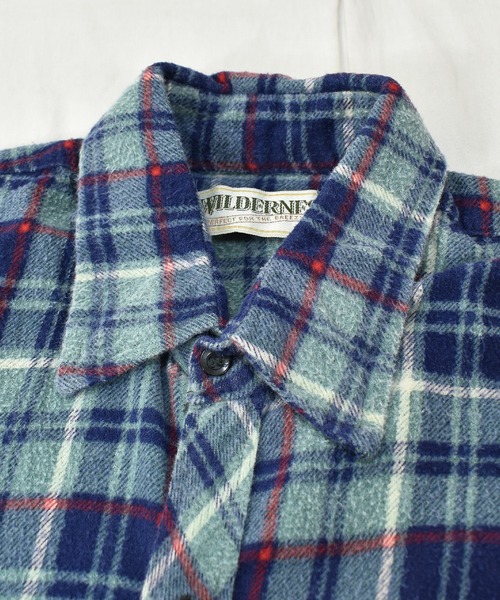Vintage(ヴィンテージ)の「【ヴィンテージ古着】90s Wilderness ウィルダネス チェック柄 長袖シャツ(シャツ