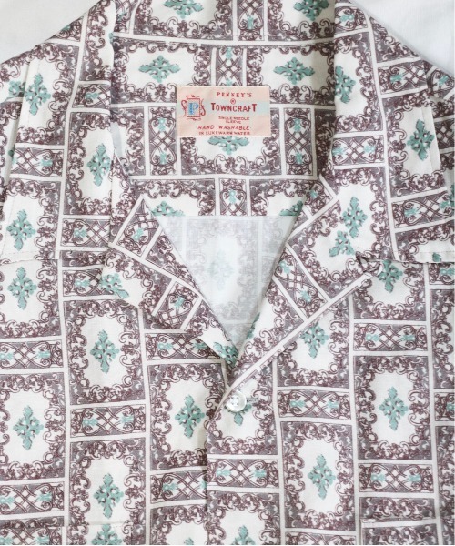 TOWNCRAFT（タウンクラフト）の「TOWN CRAFT/タウンクラフト PRINTED LOOP COLLAR SHIRTS プリント ...