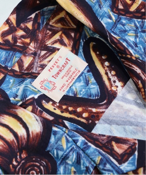 TOWNCRAFT（タウンクラフト）の「TOWN CRAFT/タウンクラフト PRINTED LOOP COLLAR SHIRTS プリント ...