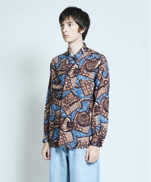 TOWNCRAFT（タウンクラフト）の「TOWN CRAFT/タウンクラフト PRINTED LOOP COLLAR SHIRTS プリント ...
