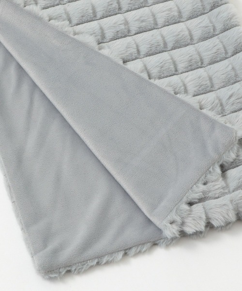 LAKOLE（ラコレ）の「ファーブランケット[GRAY] / 587708（ブランケット）」 - WEAR