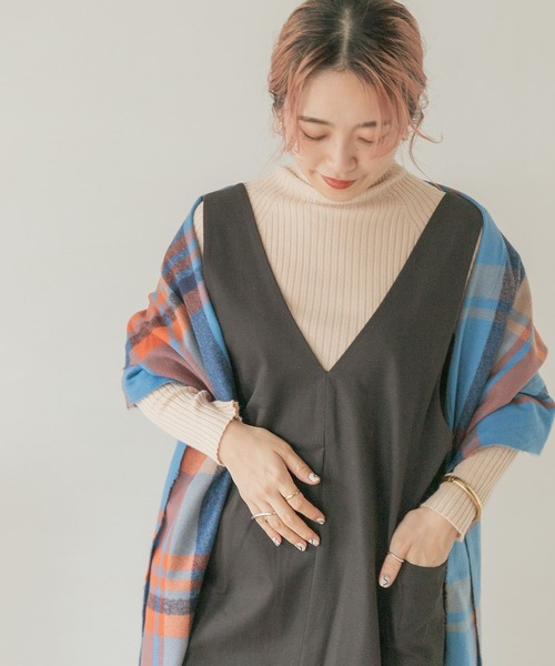 ITEMS URBANRESEARCH（アイテムズ アーバンリサーチ）の「モチモチハイネックリブニット（ニット/セーター）」 - WEAR