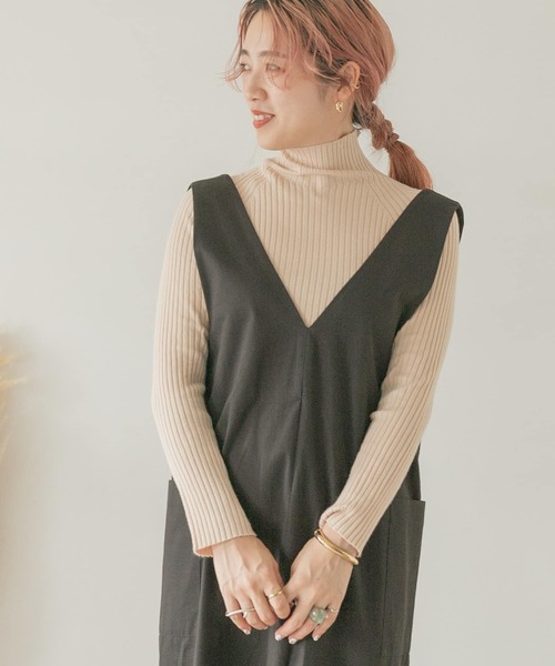 ITEMS URBANRESEARCH（アイテムズ アーバンリサーチ）の「モチモチハイネックリブニット（ニット/セーター）」 - WEAR