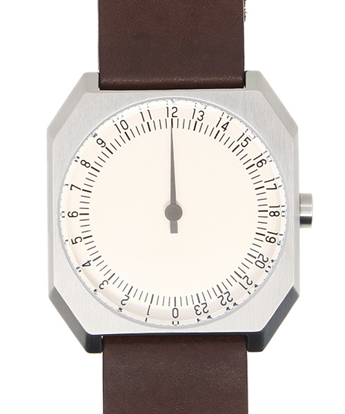 bpr BEAMS（ビーピーアール ビームス）の「SLOW WATCH / シルバーケース [ブラウンレザー]（アナログ腕時計）」 - WEAR