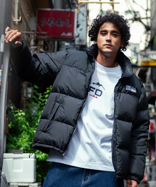 FIRST DOWN（ファーストダウン）の「プリント ロングスリーブ TEE コットン ジャージ（Tシャツ/カットソー）」 - WEAR