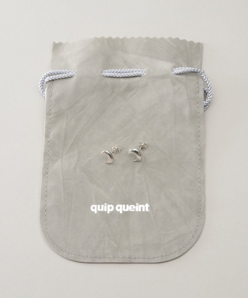 quip queint（クイップクエイント）の「【quip queint/クイップ クエイント】moon stud pierce QU057 ...