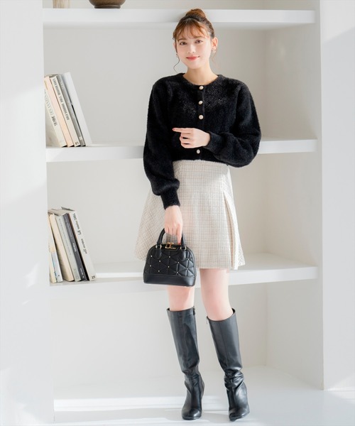 WILLSELECTION（ウィルセレクション）の「モールツイードミニスカート（スカート）」 - WEAR