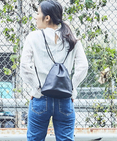 THE CASE（ザケース）の「【THE CASE】RAN / leather napsack（バックパック/リュック）」 - WEAR