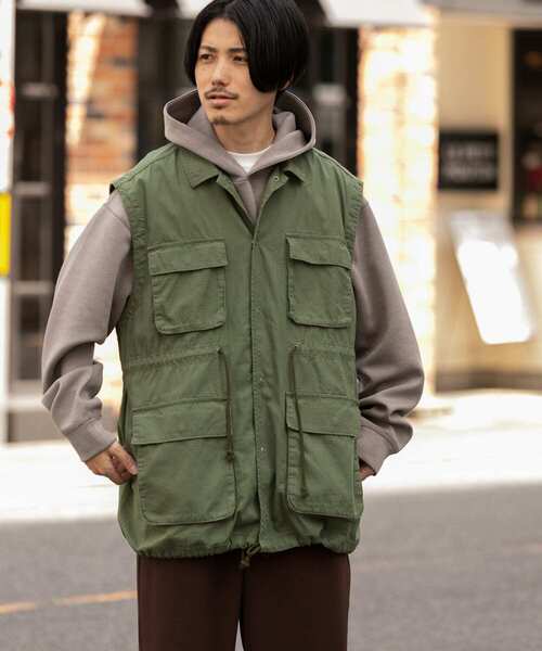ITEMS URBANRESEARCH（アイテムズ アーバンリサーチ）の「M-65タイプ ベスト（ベスト）」 - WEAR