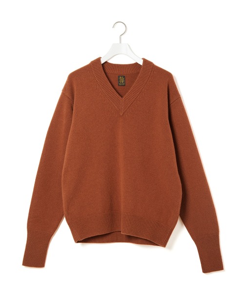 BATONER（バトナー）の「【BATONER】men RE-CYCLE CASHMERE V NECK（ニット/セーター）」 - WEAR