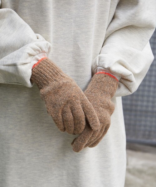 TEMBEA（テンベア）の「TEMBEA/テンベア WOOL GUNTE M / ウール 手袋（手袋）」 - WEAR